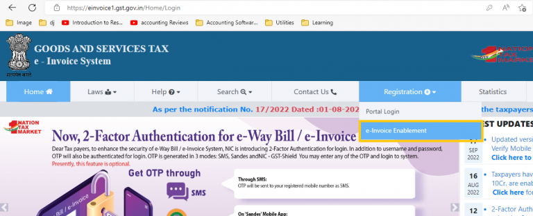 How to generate Electronically Generated Invoice (e-invoice) in ...